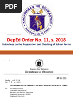 Deped Standard Table of Specification Format | PDF