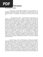 Ang Epekto NG Teknolohiya Sa Mga Kabataang Nag-Aaral PDF | PDF