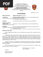 PNP Booking and Arrest Sheet | PDF | Law Enforcement | Crime & Violence