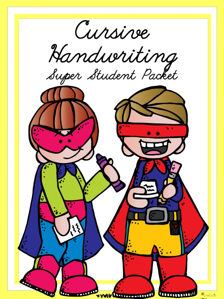 CursiveHandwritingPacketSuperStudent PDF | PDF | Typography | Written ...