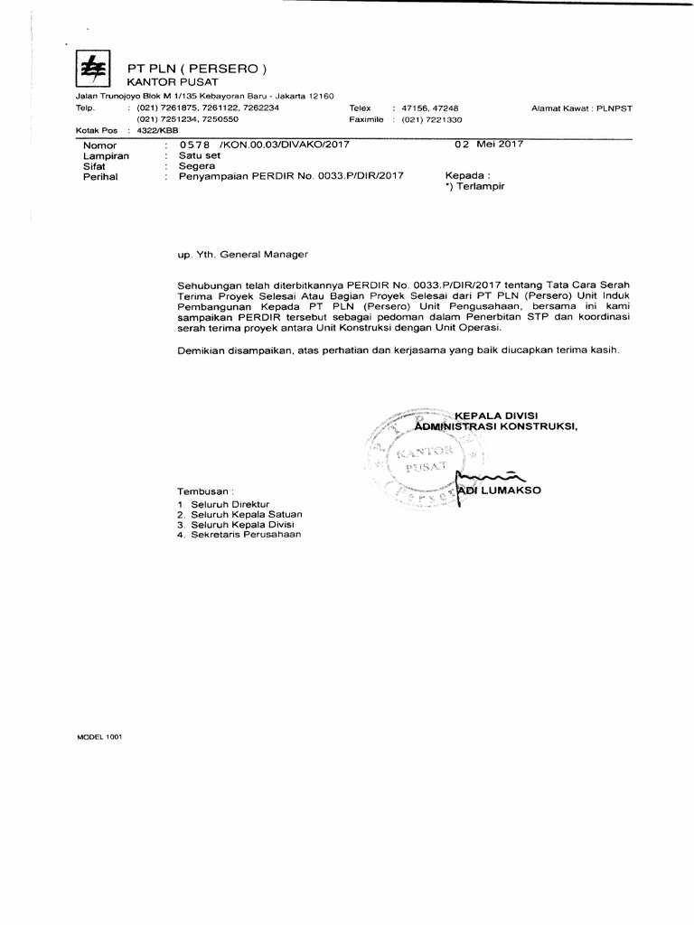 0033 - April 2017 Perdir Tatacara STP PDF | PDF