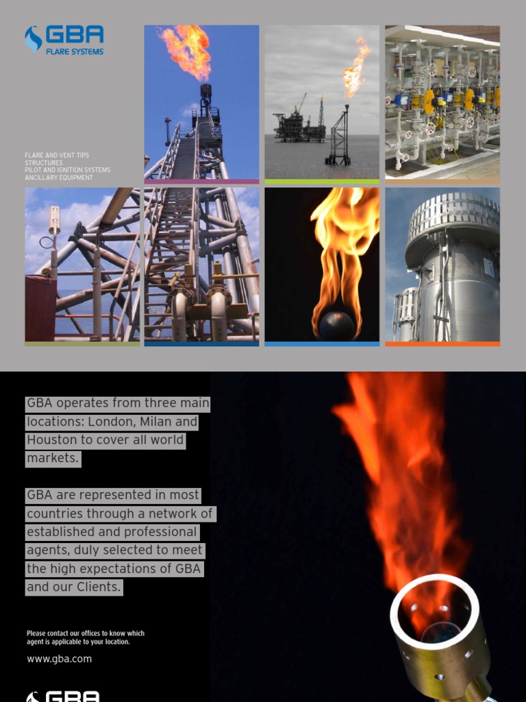 GBA Flare Systems Brochure PDF | PDF | Liquefied Natural Gas | Combustion
