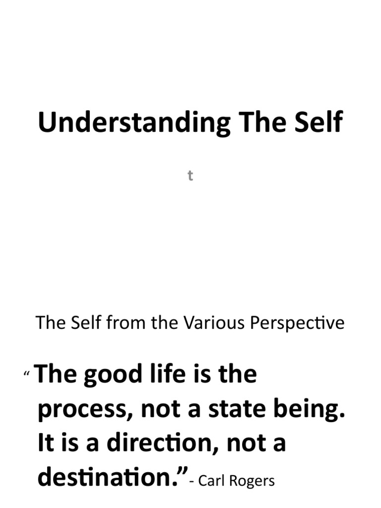 Understanding The Self PPT Student | PDF | Philosophy Of Self | Mind