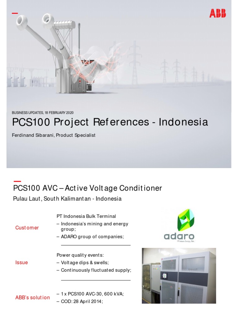ABB's PCS100 Footprint - Indonesia | PDF | Electrical Engineering ...