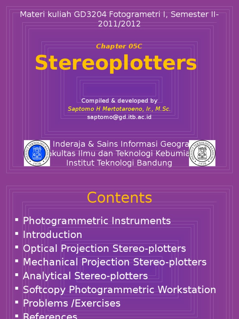 Chap06D Stereoplotters | PDF | Stereoscopy | Optics