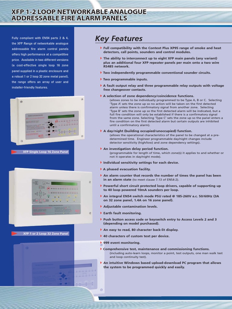 Comprehensive Overview of the XFP Range of Networkable Analogue ...