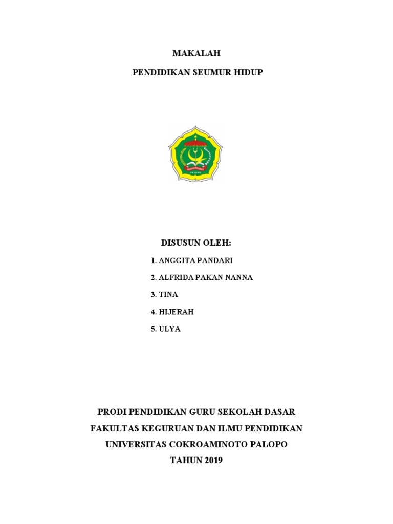 Pendidikan Seumur Hidup: Konsep dan Urgensi | PDF