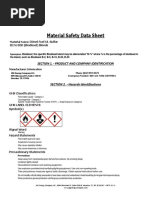 MSDS Oil Spill Dispersant Type I 20180201 | PDF | Toxicity | Waste