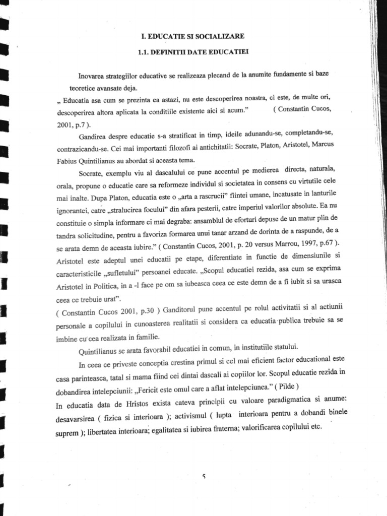 Definitii Ale Educației PDF | PDF