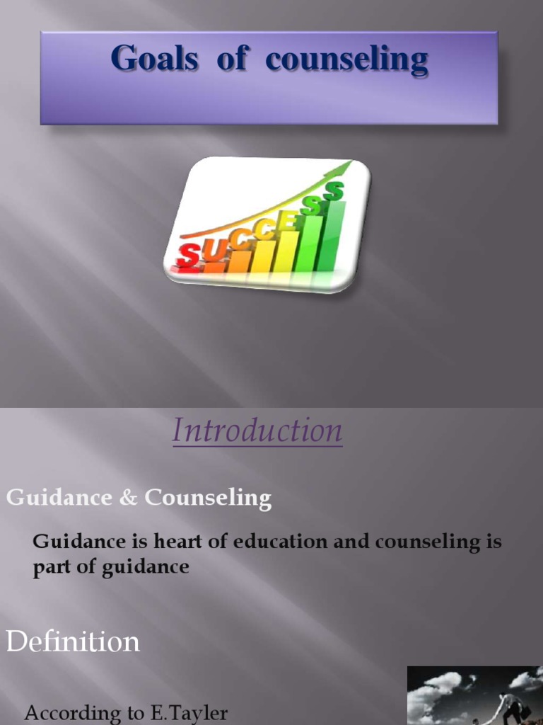 Goals of Counseling | PDF | Counseling Psychology | Psychotherapy
