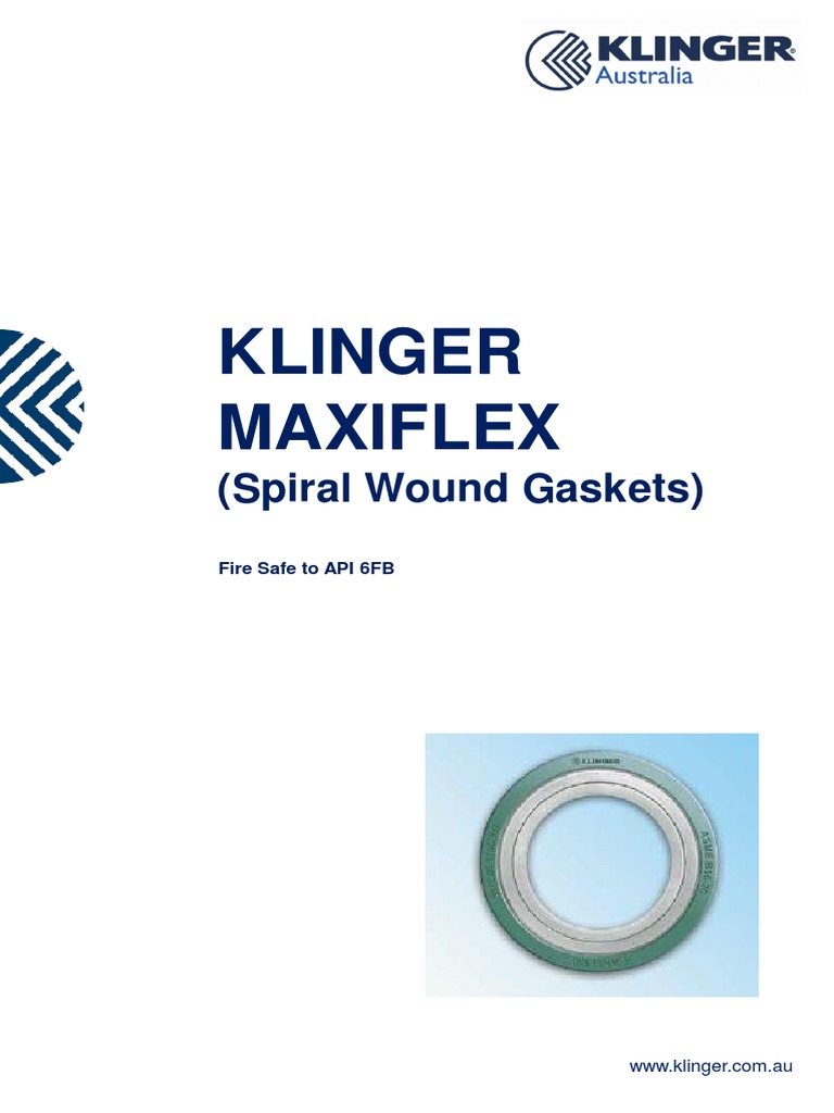 Maxiflex Spiral Wound Gaskets Product Document | PDF | Building ...
