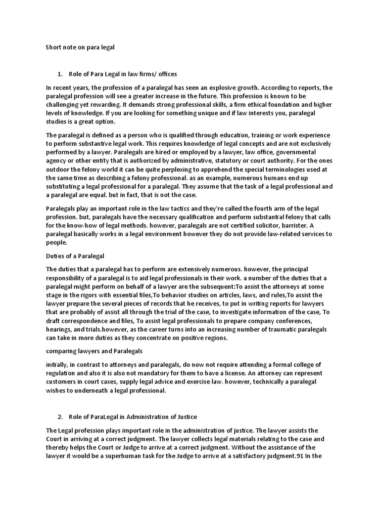 Law Notes | PDF | Paralegal | Legal Aid