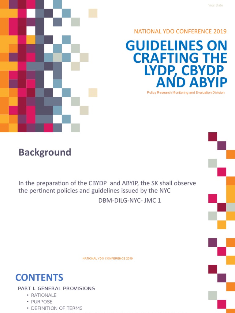 Guidelines for LYDP, CBYDP, and ABYIP | PDF | Government | Business