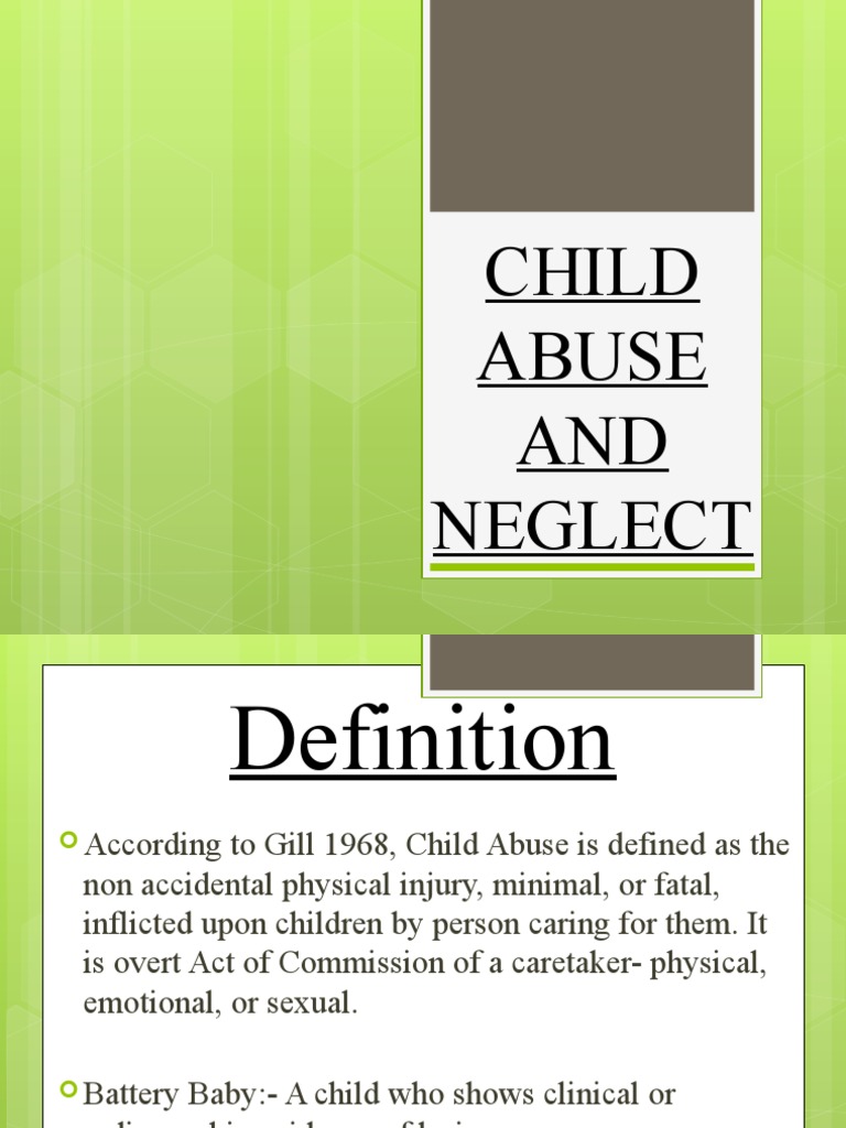 Child Abuse and Neglect | PDF | Child Neglect | Child Abuse