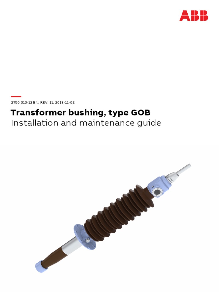 Guia Bucha Abb GOB 650 | PDF | Transformer | Screw