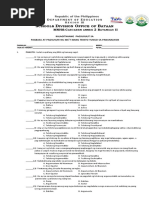 Summative Test Sa Pagbasa at Pagsusuri Sa Ibat Ibang Teksto 50 Items | PDF