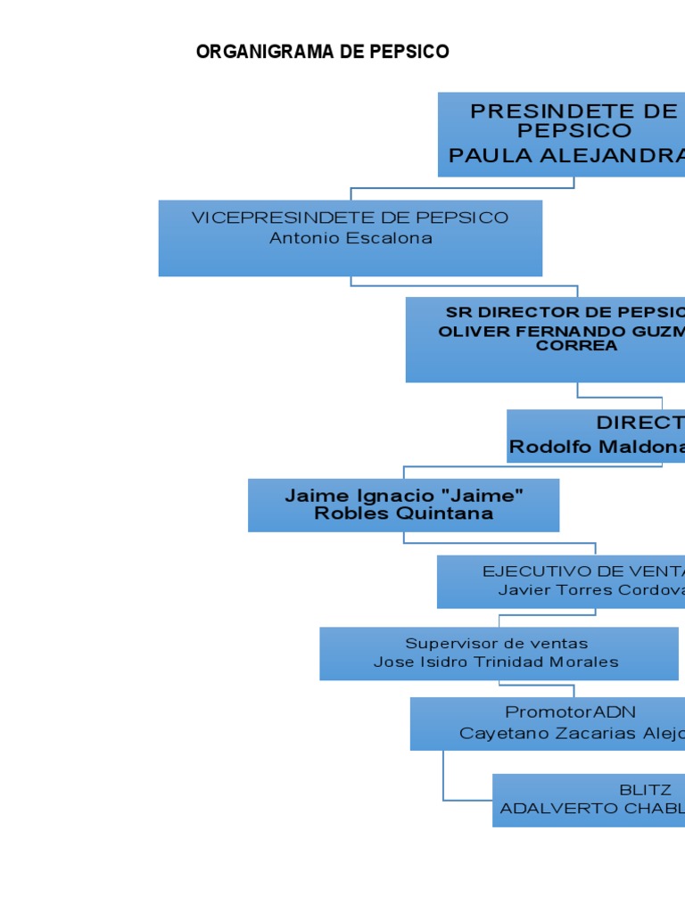Organigrama de Pepsico | PDF