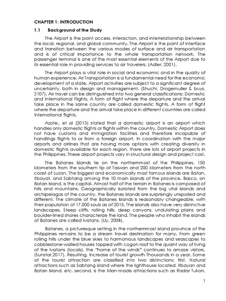 Chapter 1-3 Basco Batanes Airport | PDF | Airport | Runway