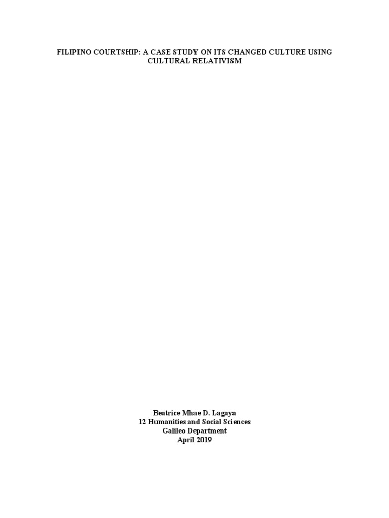 Final Research Paper | PDF | Courtship | Text Messaging