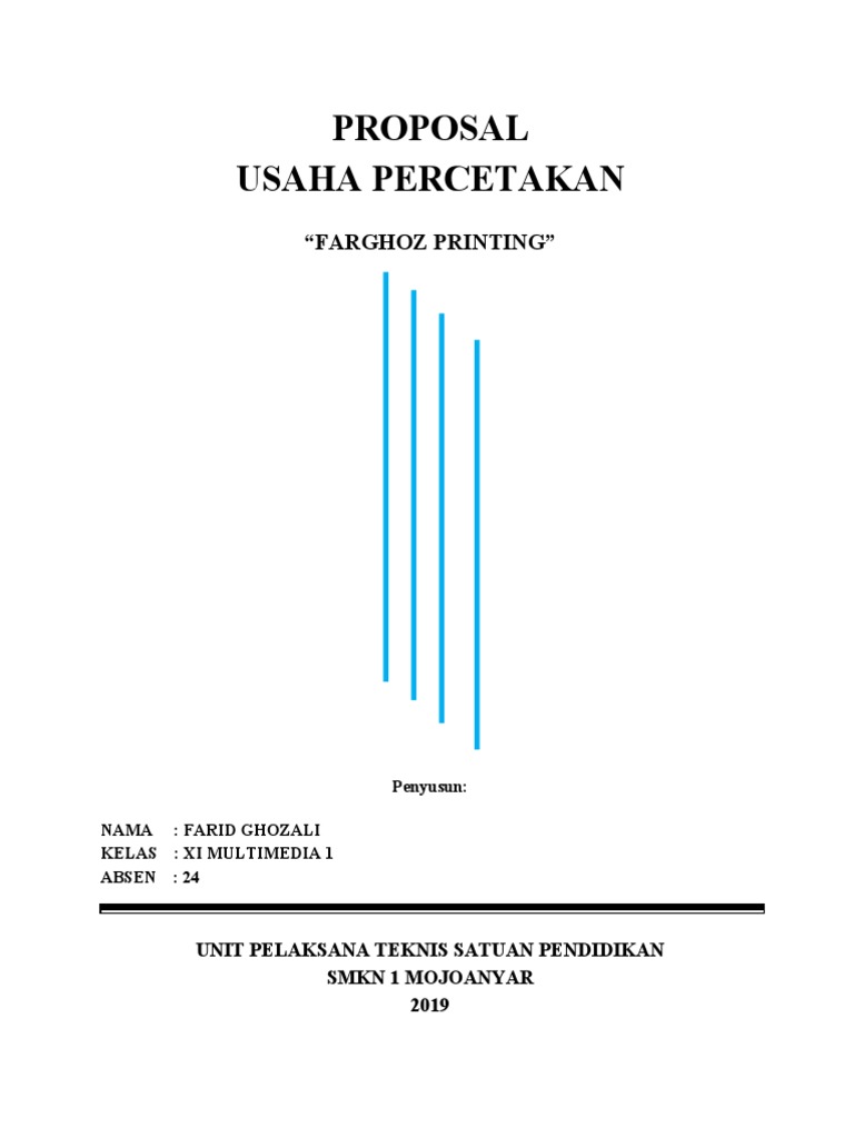 Proposal Percetakan | PDF