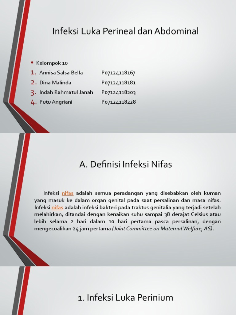 Infeksi Luka Perineal Dan Abdominal | PDF