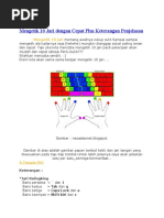 Bahan Latihan Mengetik 10 Jari | PDF