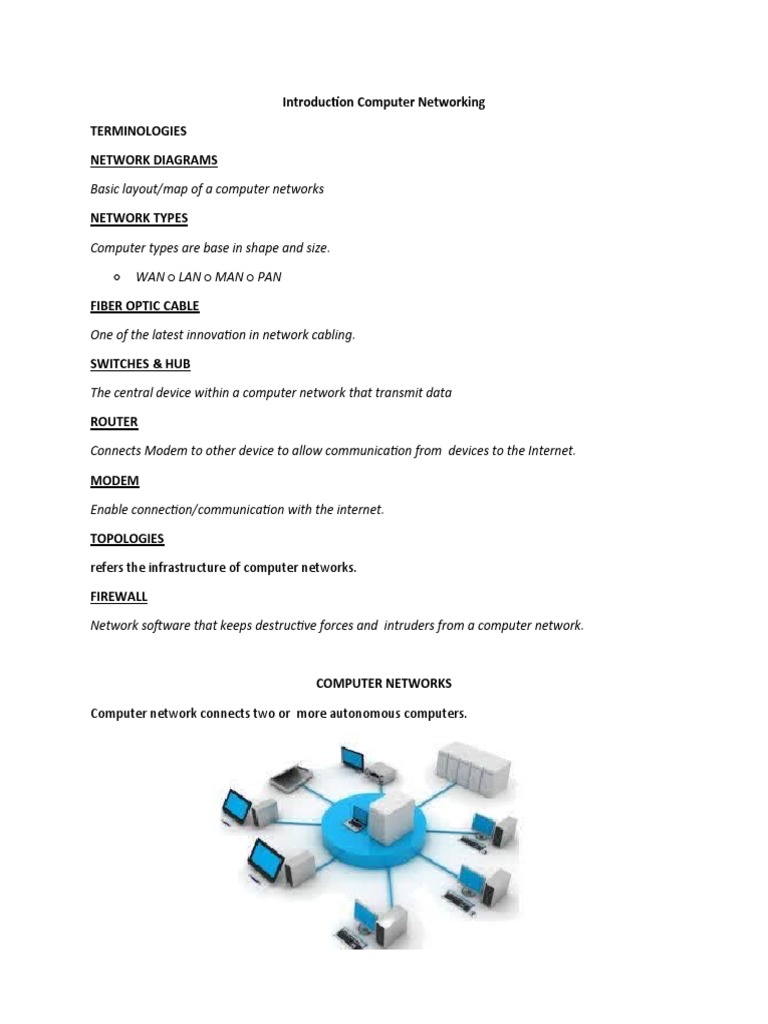 Introduction Computer Networking | PDF | Local Area Network | Wide Area ...