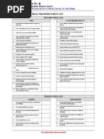 Loading-Unloading Operations Checklist | PDF
