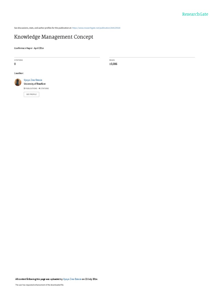 Knowledge Management Concept (KPMG Case) | PDF | Knowledge Management ...