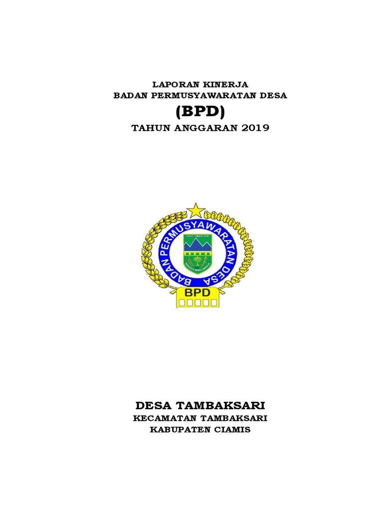 Laporan Kinerja BPD | PDF