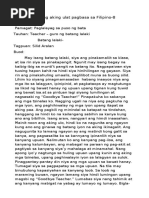 Script Flag Raising TAGALOG | PDF