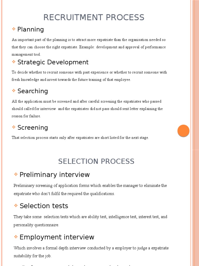 Recruitment Process in The Mcdonald's | PDF