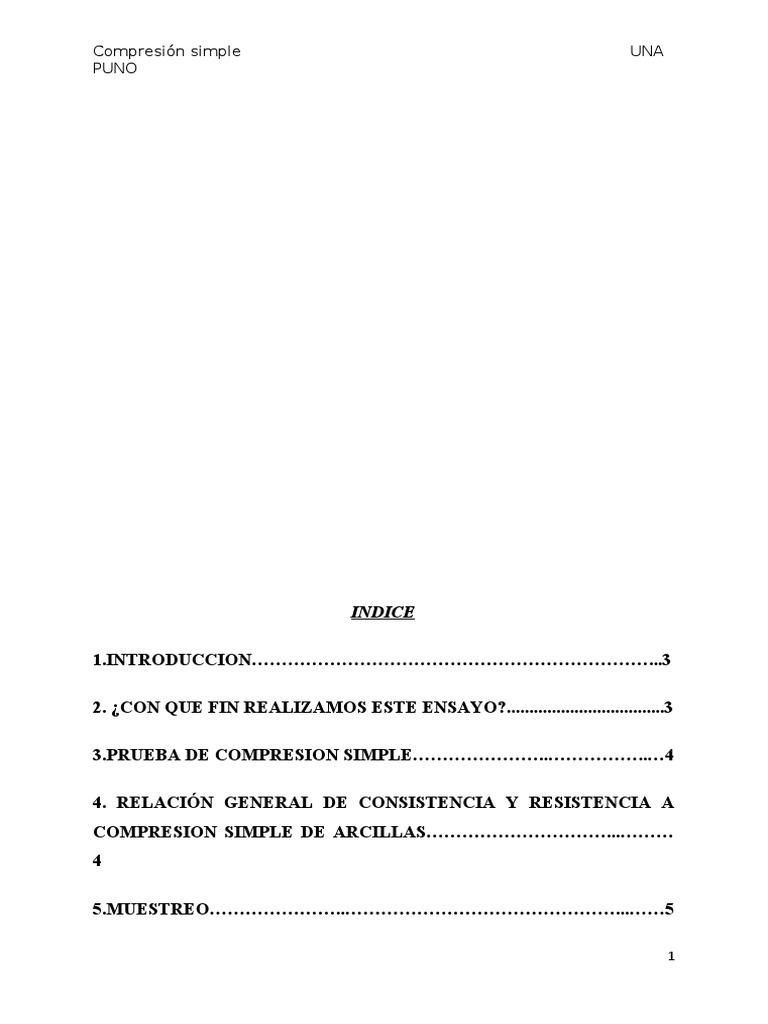 Compresion Simple | PDF | Ensayos | Ingeniero civil