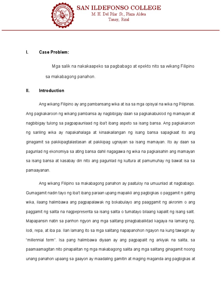 Case Study, Major | PDF