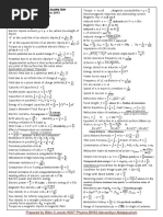 General Physics 2 Equation Sheet | PDF | Capacitor | Electromagnetic ...