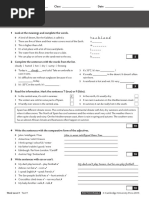 Think Level 1 Skills Test Units 9-10 | PDF