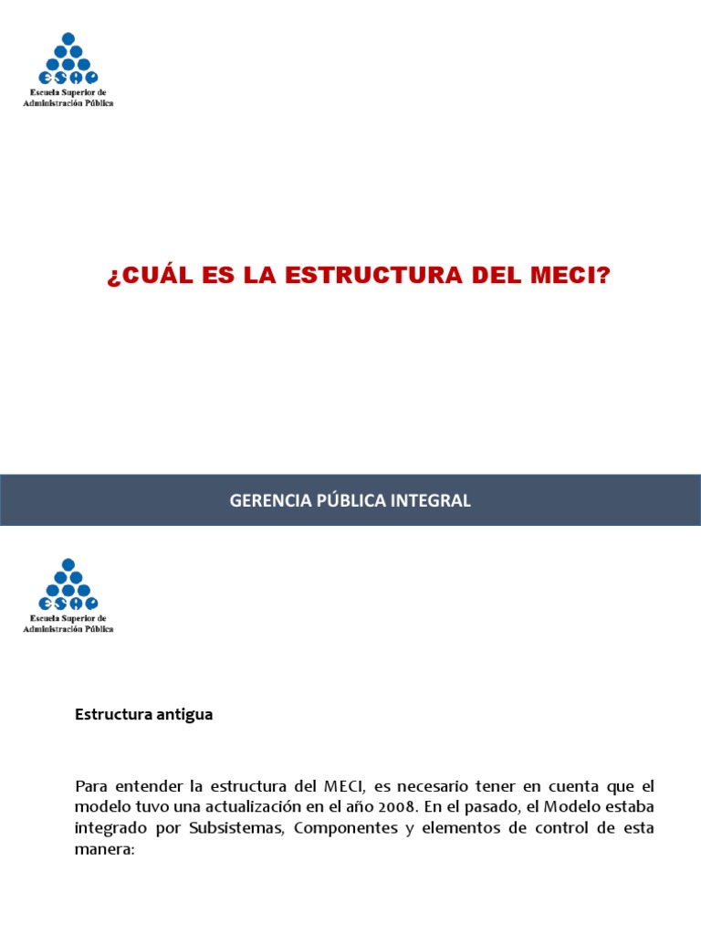 Estructura Del Meci | PDF | Planificación | Business