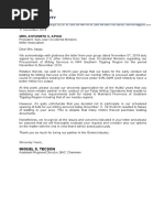 DTI Request Letter | PDF