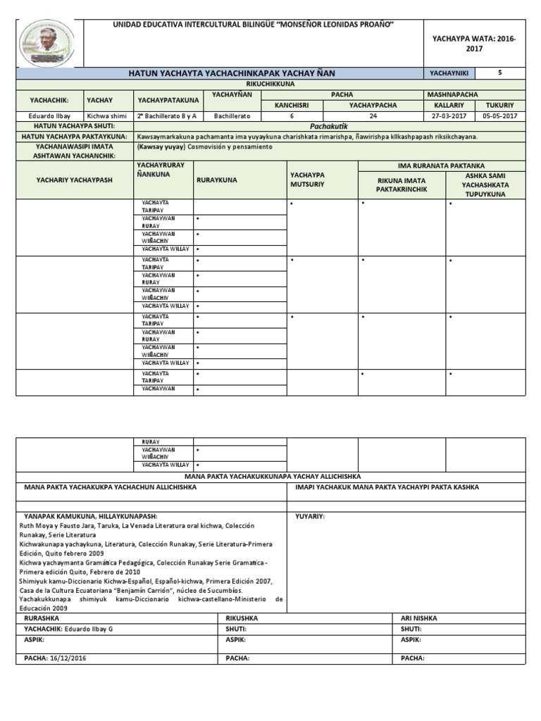 Pichka Hatun Yachaykuna 2 BA | PDF