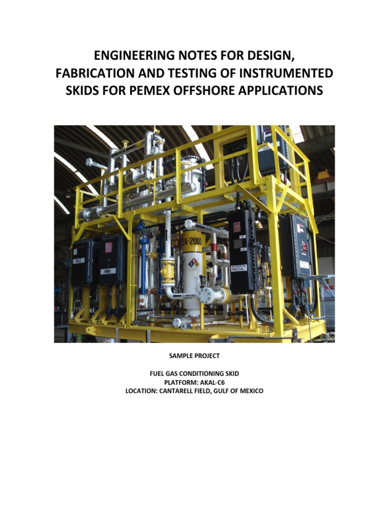 Offshore Skid Design and Fabrication Guide | PDF | Galvanization | Pipe ...