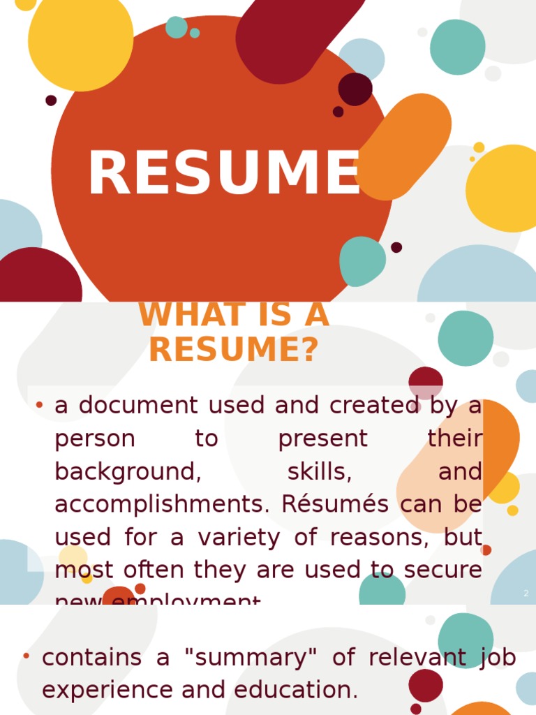 Reading and Writing Resume | PDF | Résumé | Labour