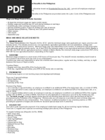 Belize Labor Laws Overview 2024 | PDF | Sick Leave | Overtime
