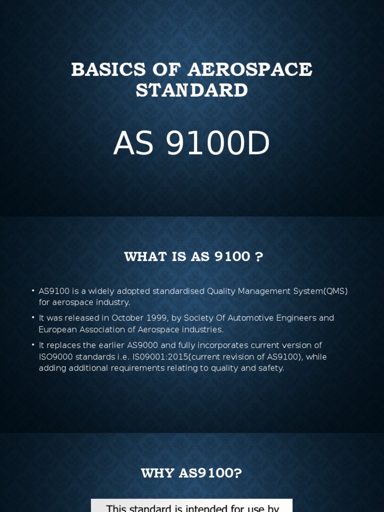 AS9100D | PDF | Iso 9000 | Production And Manufacturing