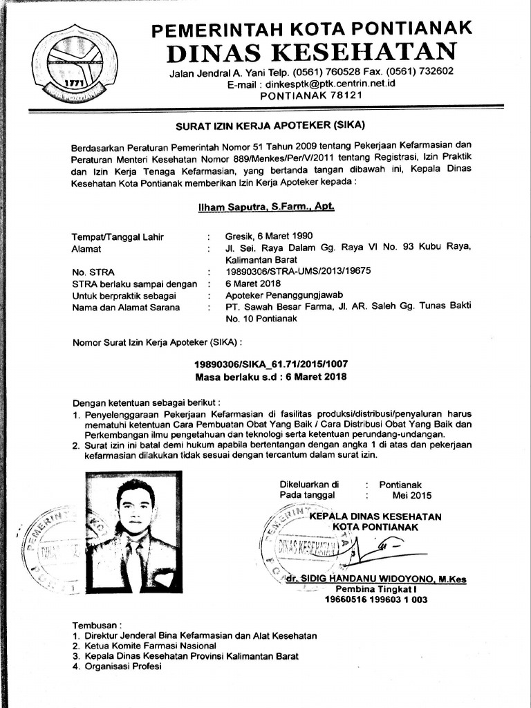 Contoh Pengakuan Cabang Dan SIKA | PDF