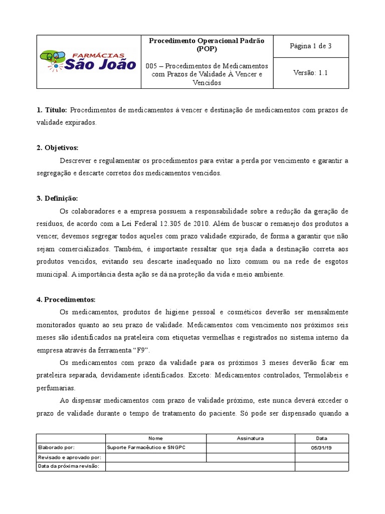 Pop 005 Vencidos e A Vencer (V 1.1) | Download grátis PDF ...