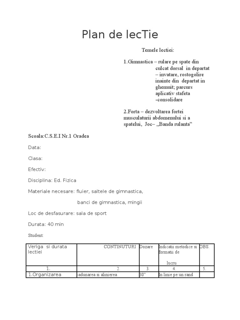 Plan de LecTie | PDF