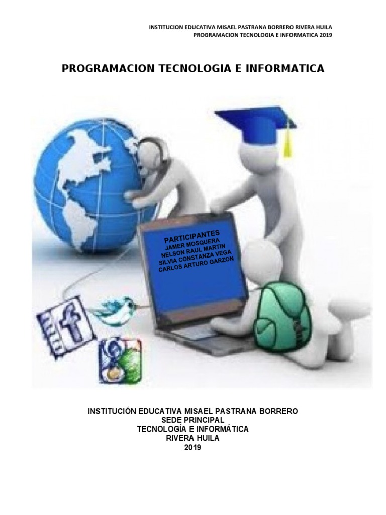 Programacion Tecnologia e Informatica | PDF | Maestros | Institución