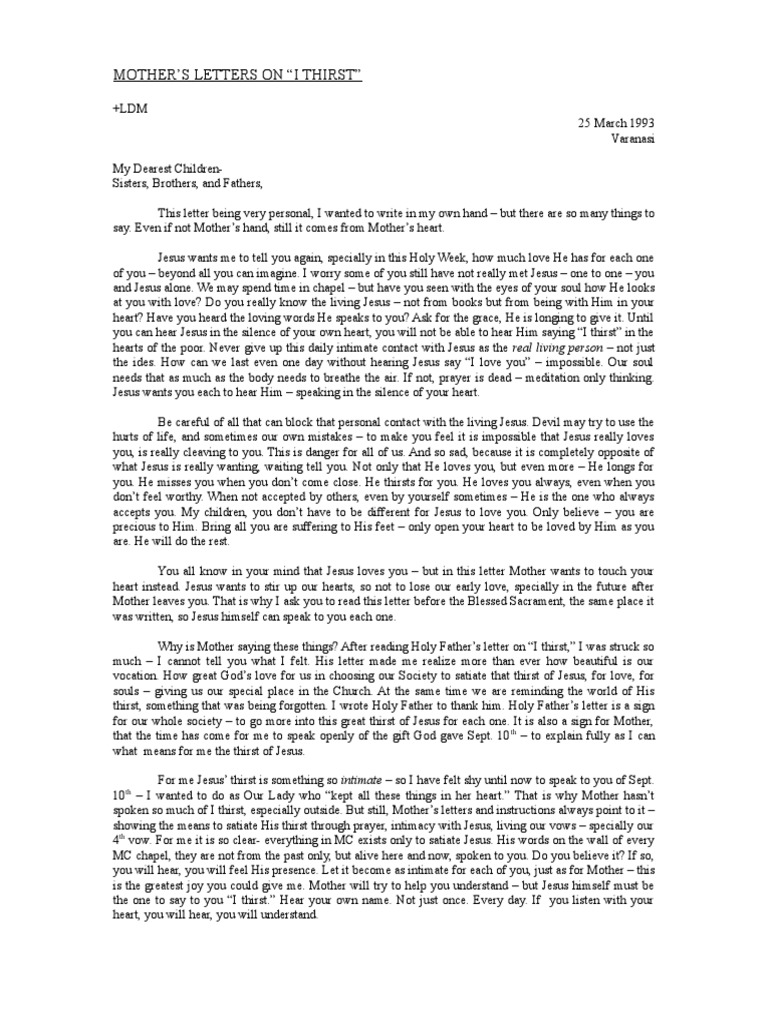 Varanasi Letter | PDF | Mary Magdalene | Mary, Mother Of Jesus