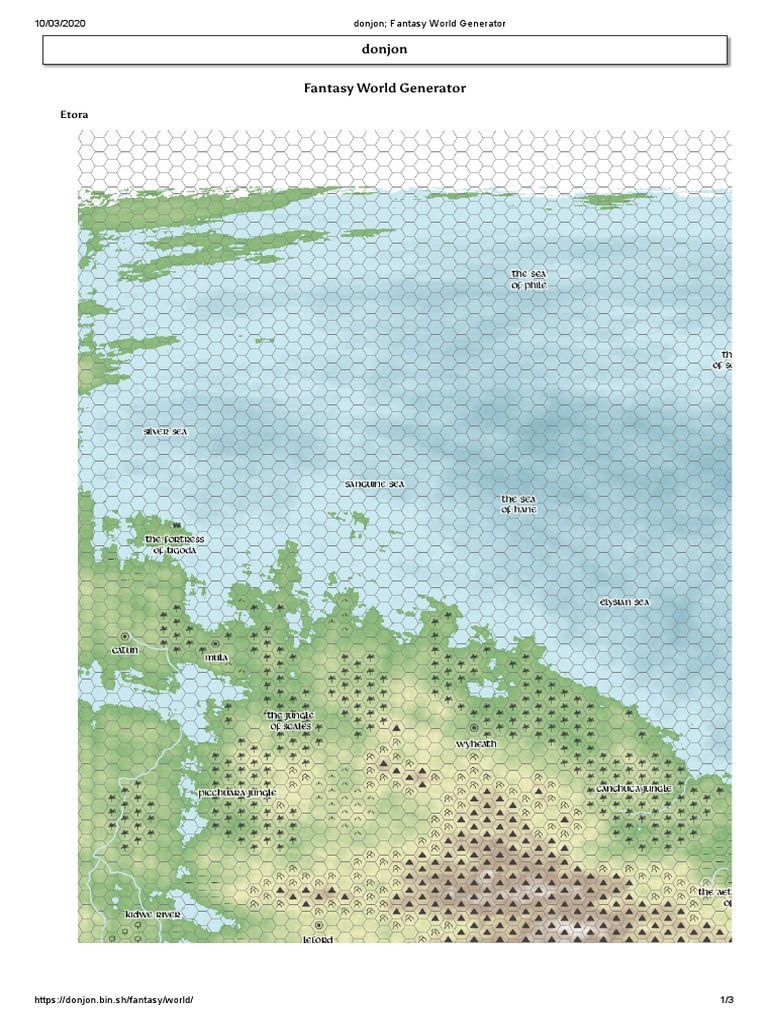 Donjon Fantasy World Generator | PDF