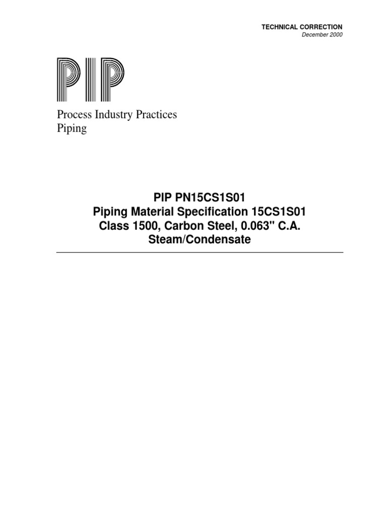 PN15CS1S01 | Download Free PDF | Pipe (Fluid Conveyance) | Gas Technologies
